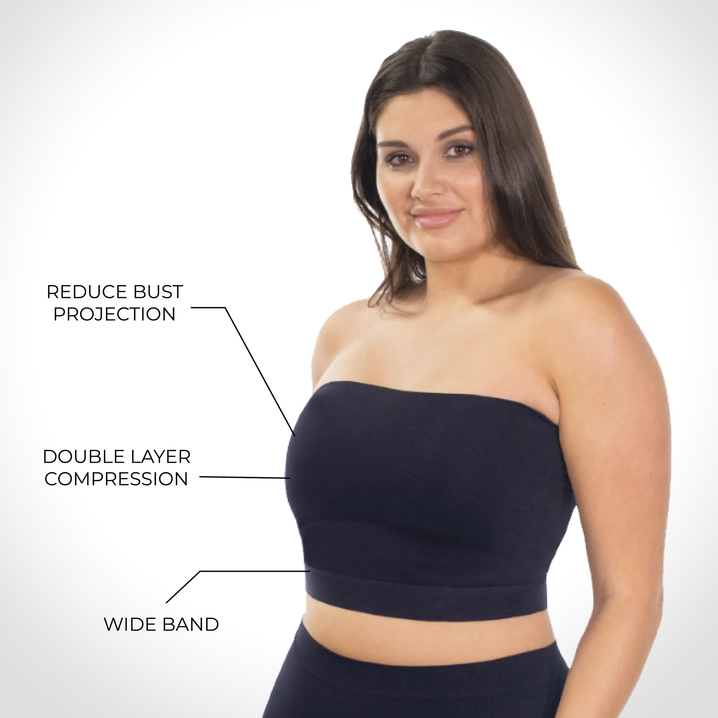 Compression Tube Top | Breast Binding | B Free Australia