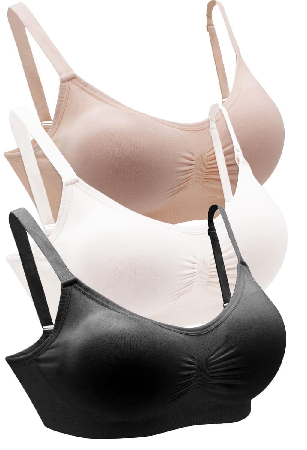 Bamboo Padded Wire-free Bra - Neutrals 3-Pack | B Free – B Free Australia