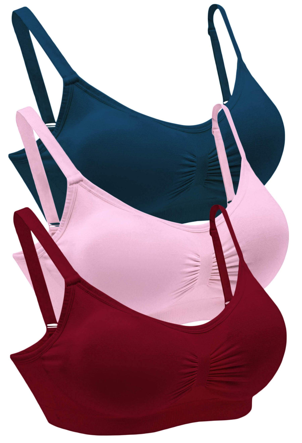 Bamboo Padded Wire-free Bra - Fancy 3-Pack | B Free – B Free Australia