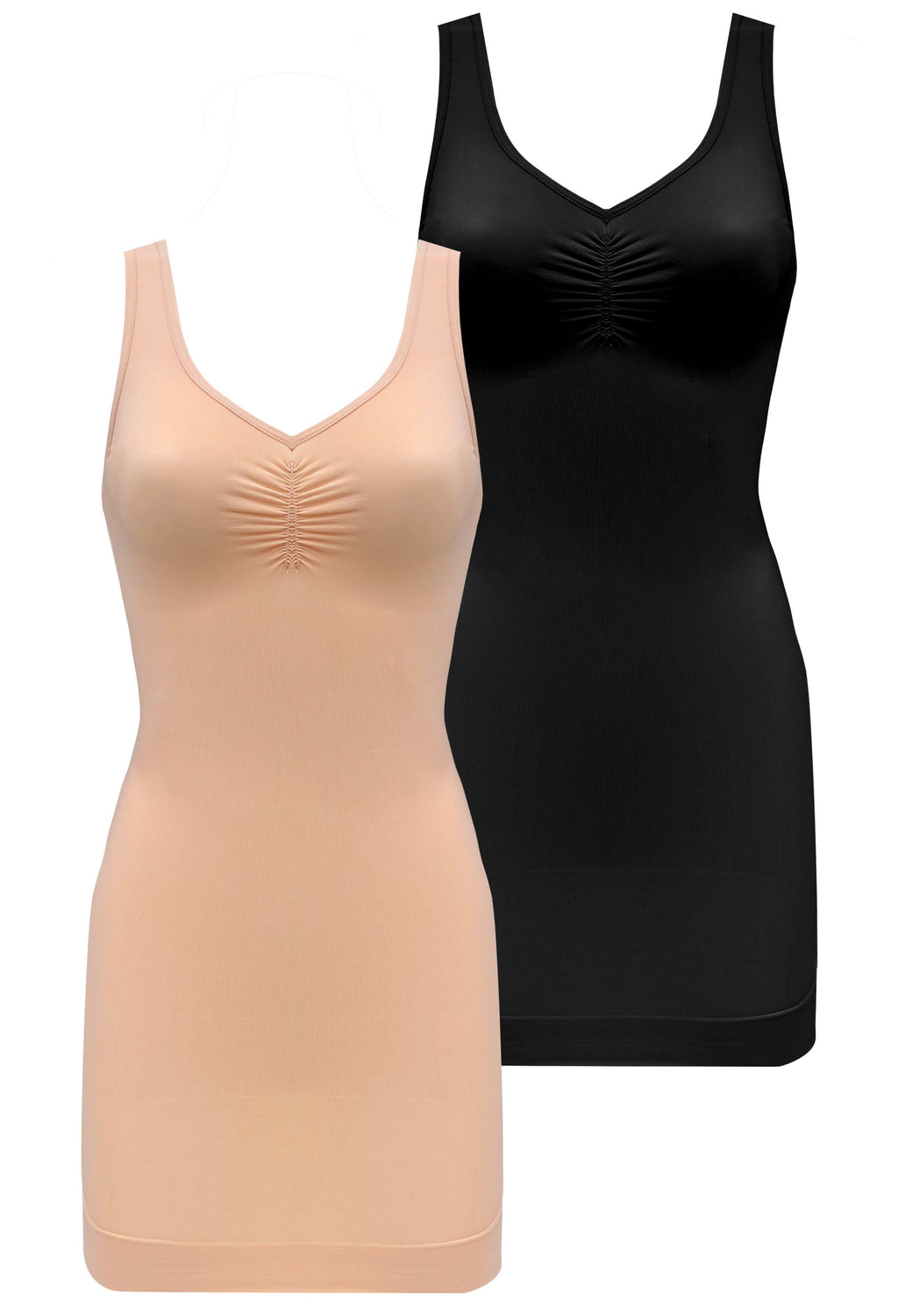 Ultra Light Shaping V-Tank Slip 2 Pack | Shapewear Australia – B Free ...
